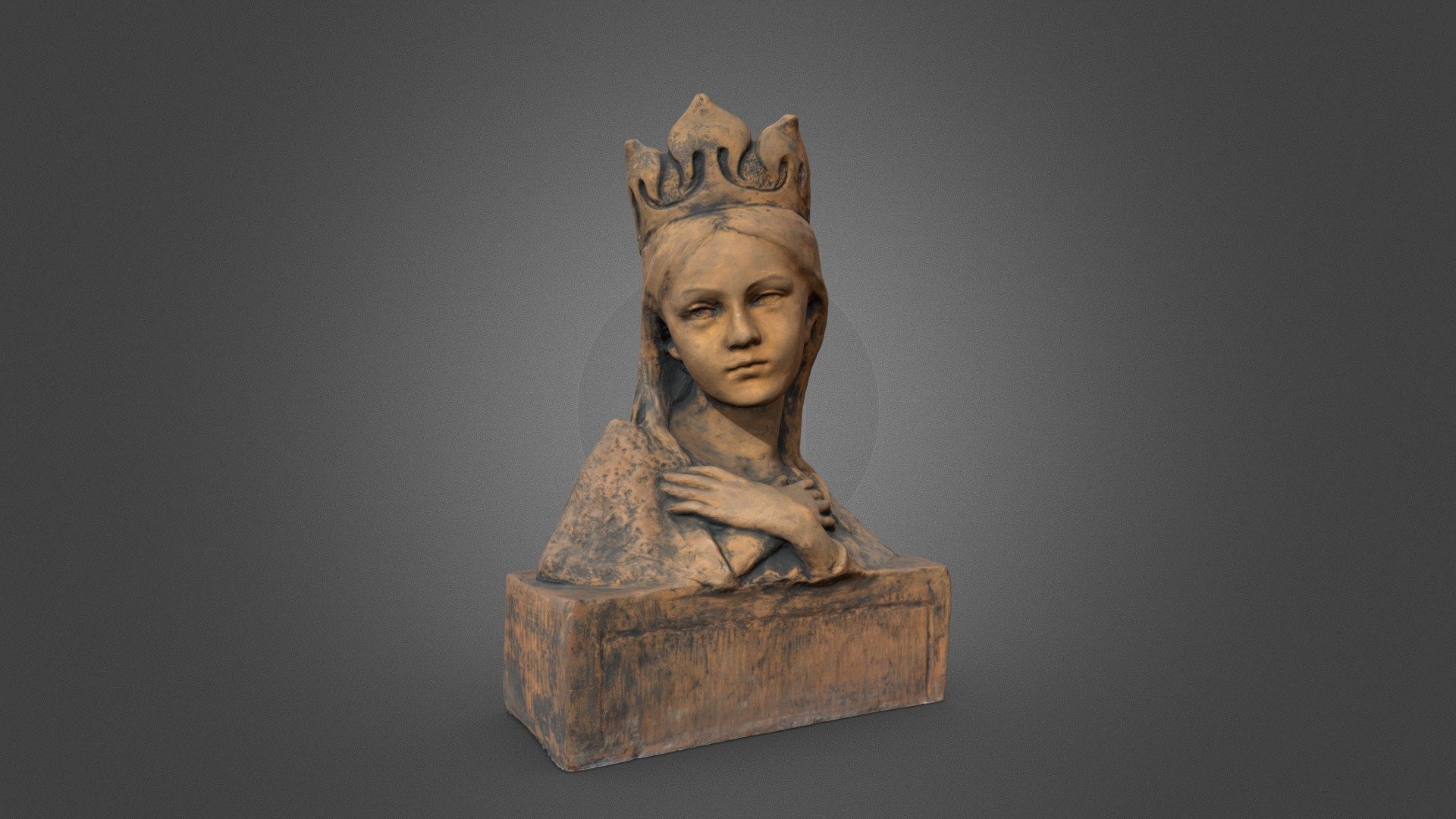 Queen St. Hedwig - bust - 3D model by marius_m [f88977b] - Sketchfab