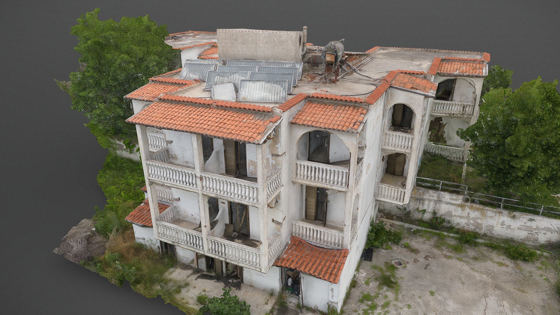 Resort Hotel ruins - Buy Royalty Free 3D model by matousekfoto [f88f829 ...