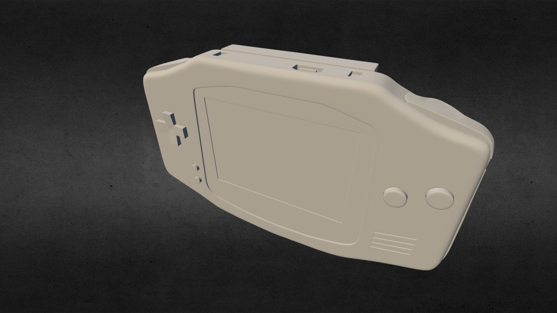Game Boy Advance (High Poly) - 3D model by Aaron Dornez (@aaron.dornez ...