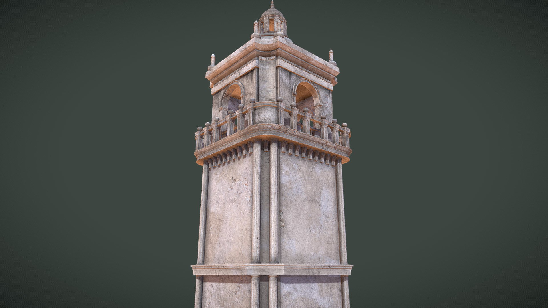 Ancient Great Tower - Buy Royalty Free 3D model by Alexandru Jardan ...