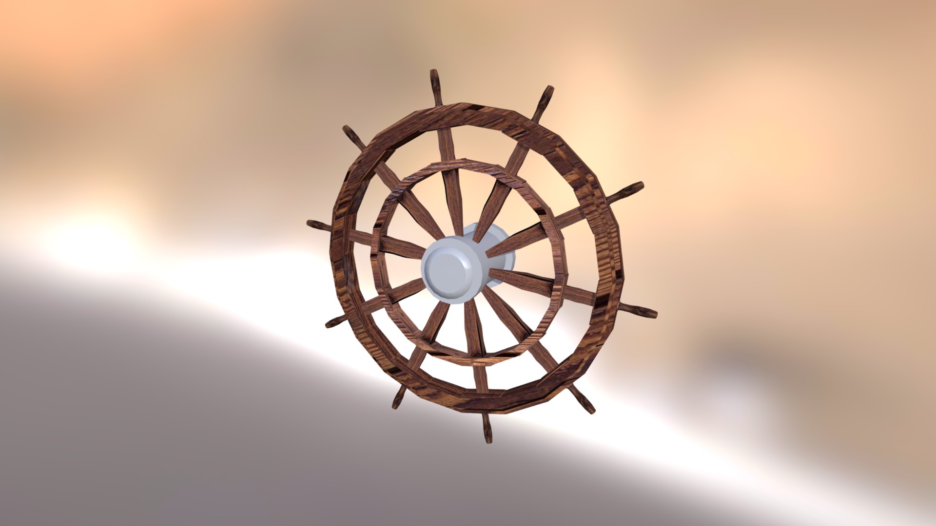 Pirate Ship Wheel - 3D model by Alec Mathias (@amathias) [f8921f8 ...