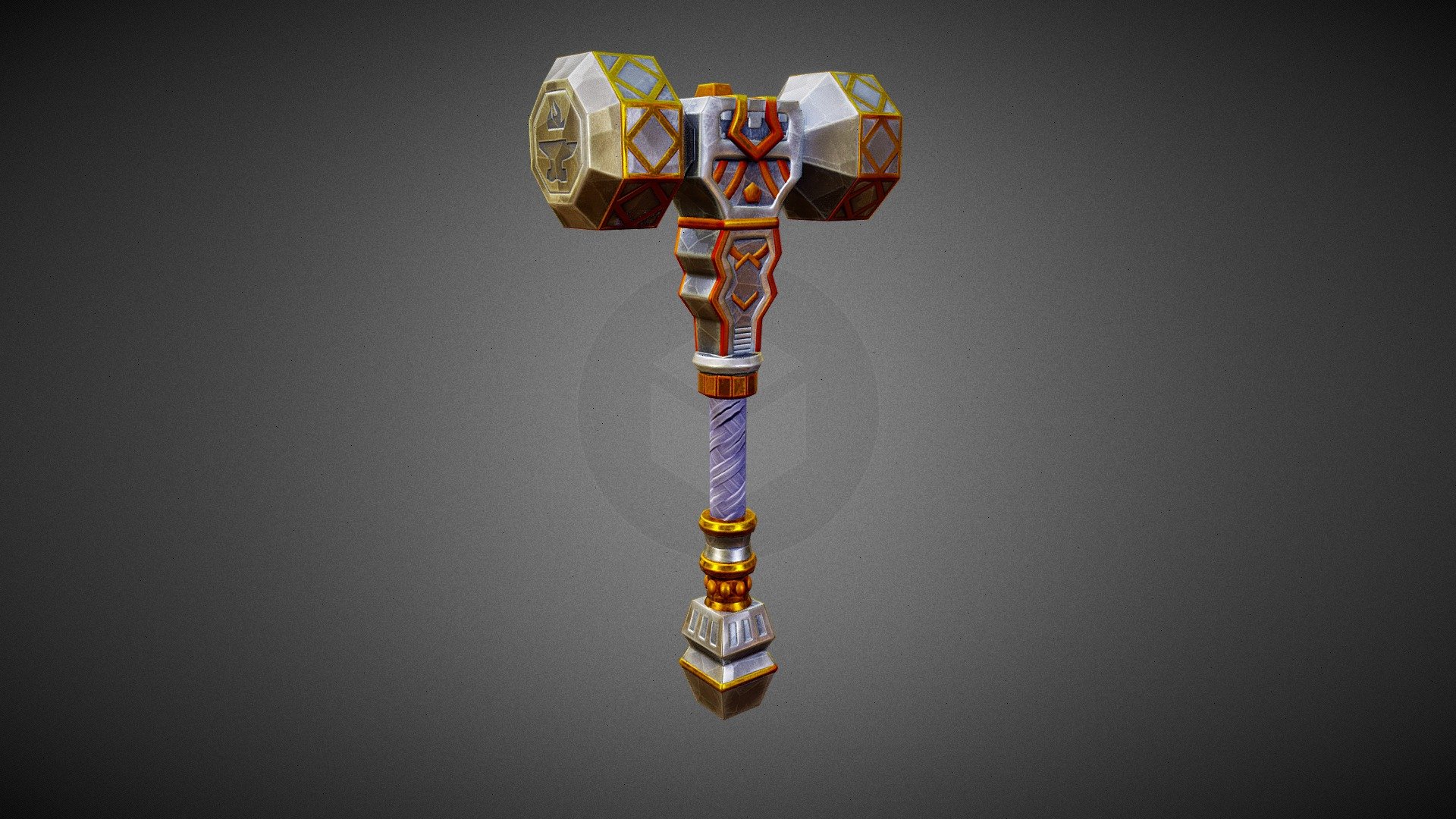 Fantasy War Hammer - 3D model by k1r1ll3r [f895d88] - Sketchfab