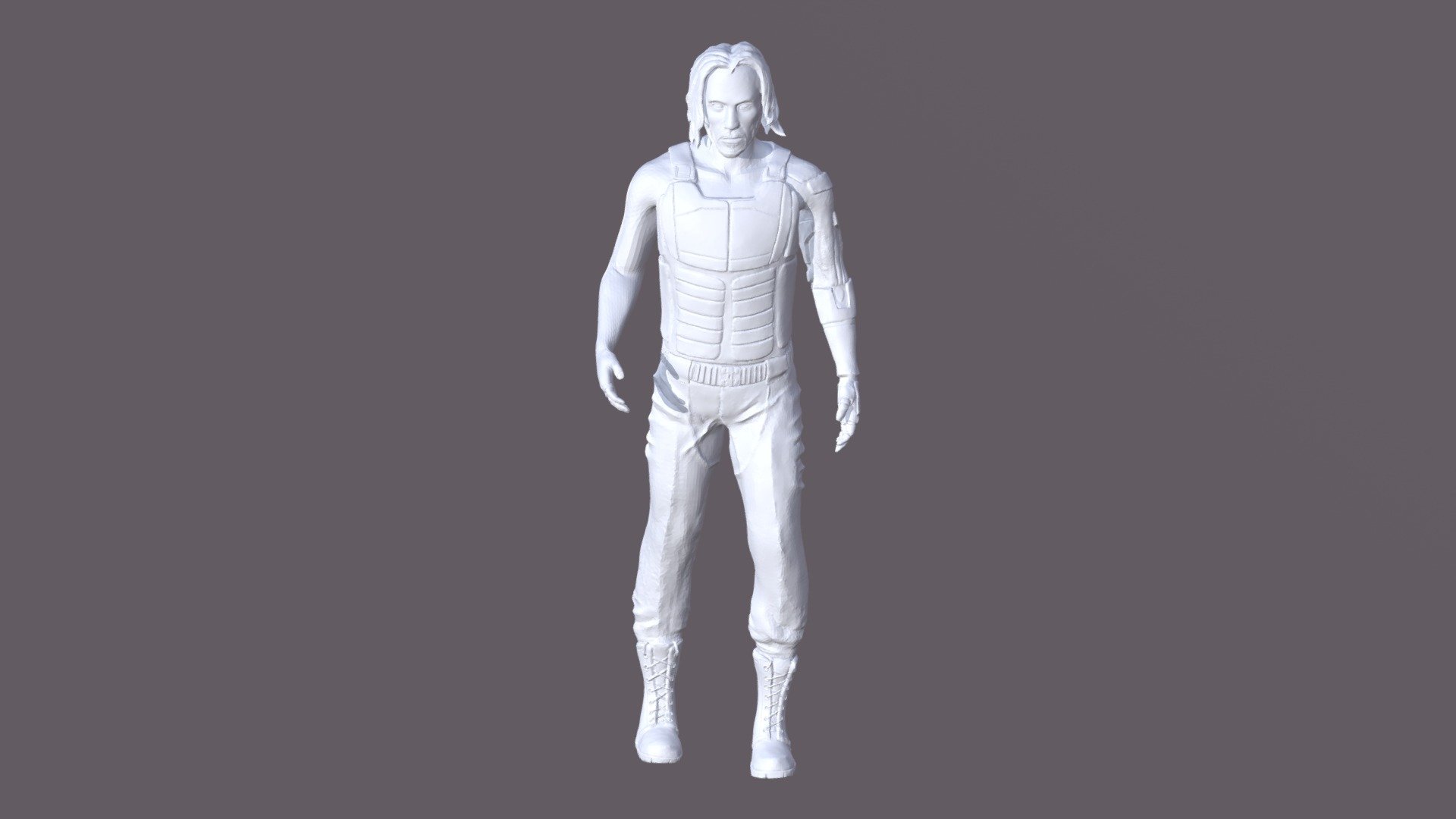 Cyberpunk Keanu Charles Reeves - 3D model by SGclub [f896511] - Sketchfab