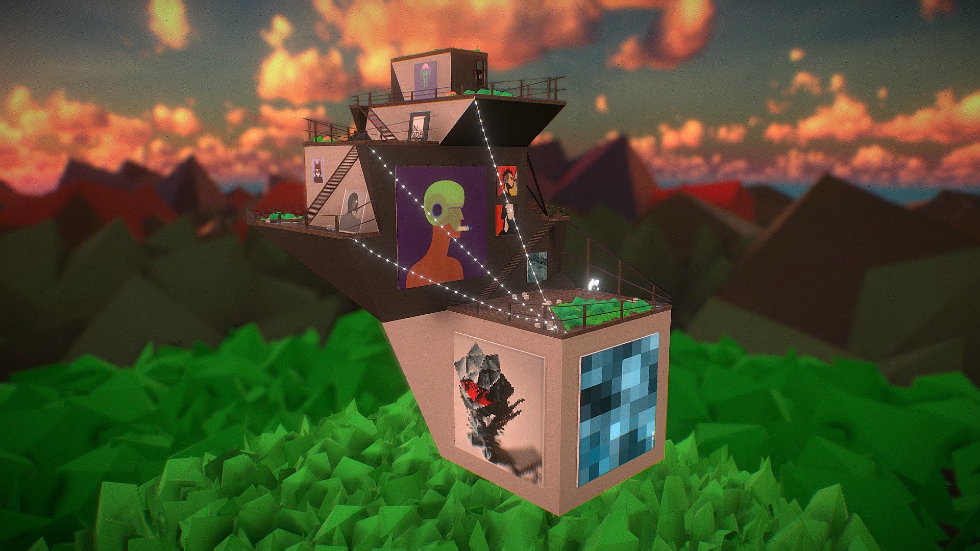 InsideOutGallery - 3D model by pn [f896e6b] - Sketchfab