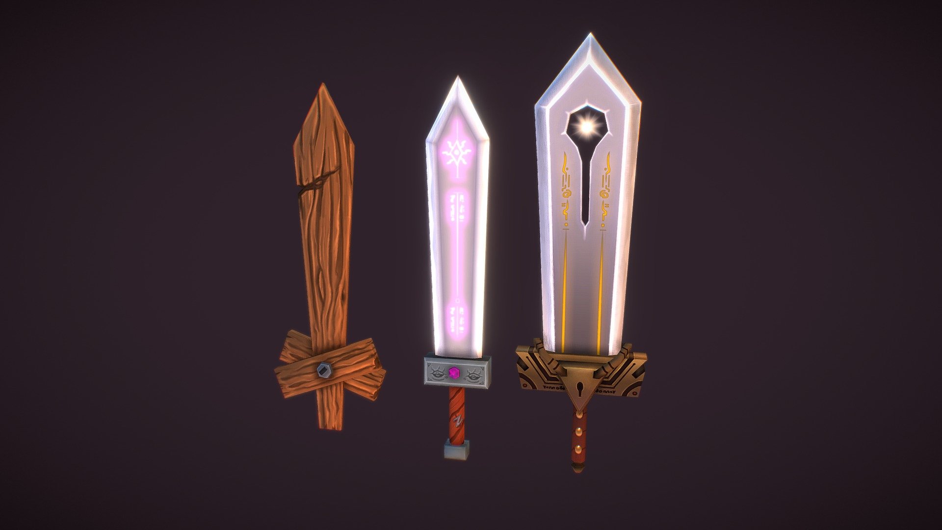 Sword Weapon 01 - 3D model by bawbetaso [f89726d] - Sketchfab