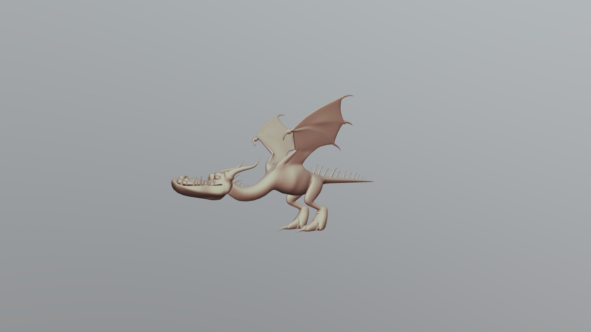 Dragon Cartoon - 3D model by simpleyork [f897559] - Sketchfab