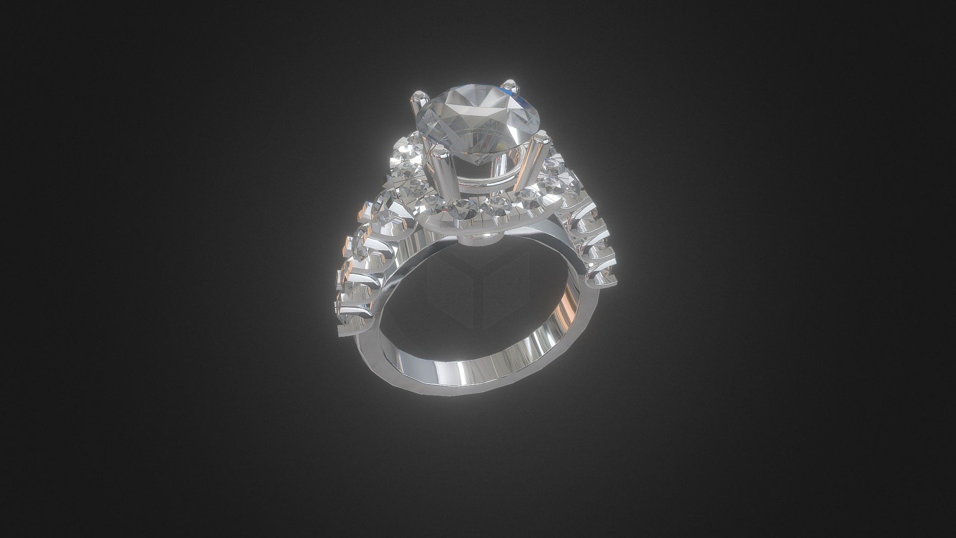 Riiiiing 02 Carats - 3D model by khattab.go [f89794b] - Sketchfab