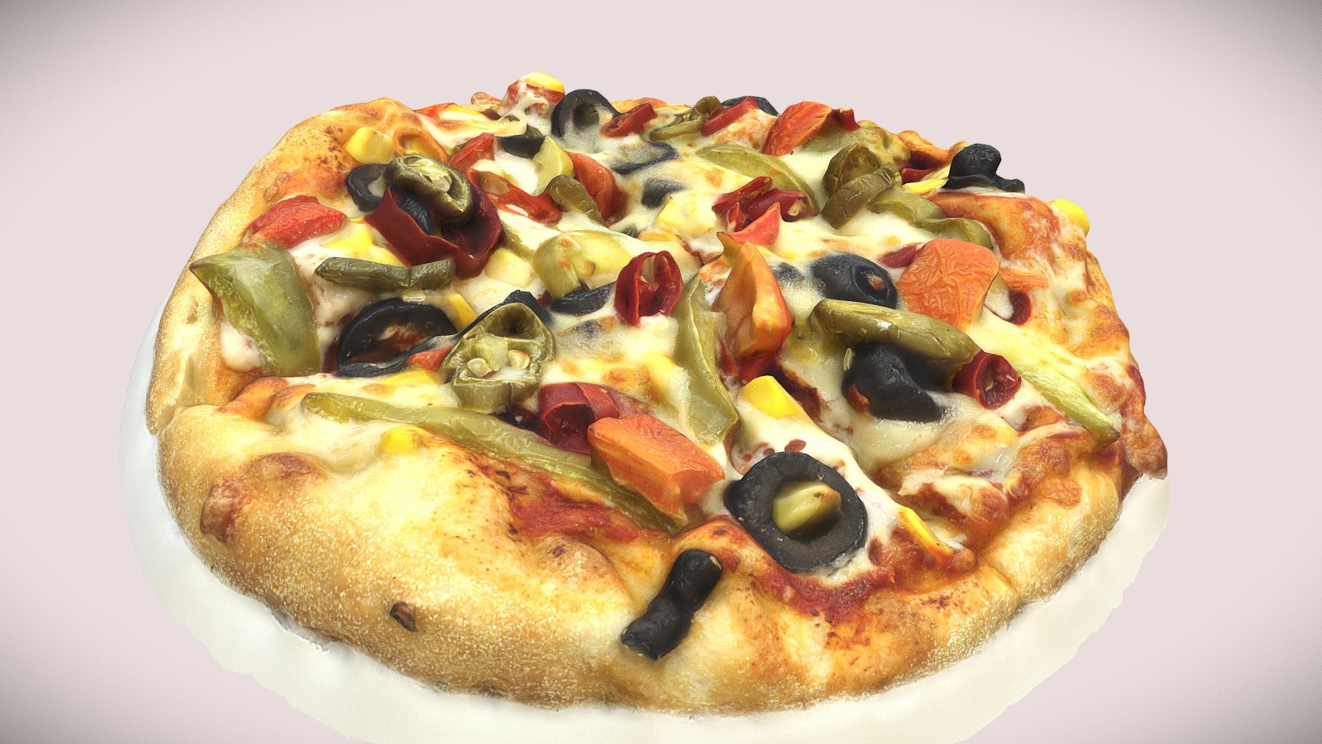 Pizza 3D - Download Free 3D model by Perspectiv (@nagaraj.bhat ...