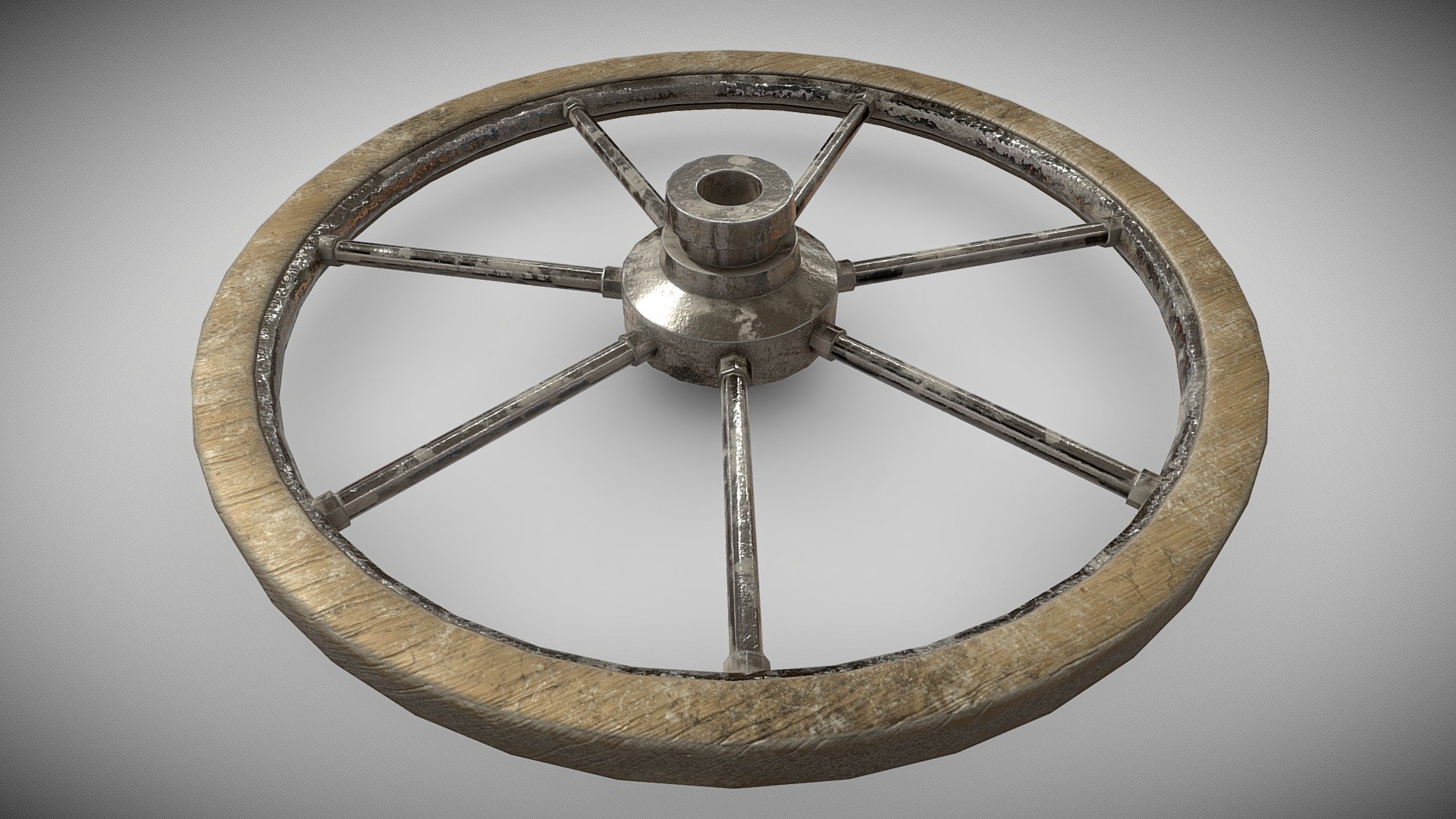 Wile West Wheel - Buy Royalty Free 3D model by Shamel Haydar ...