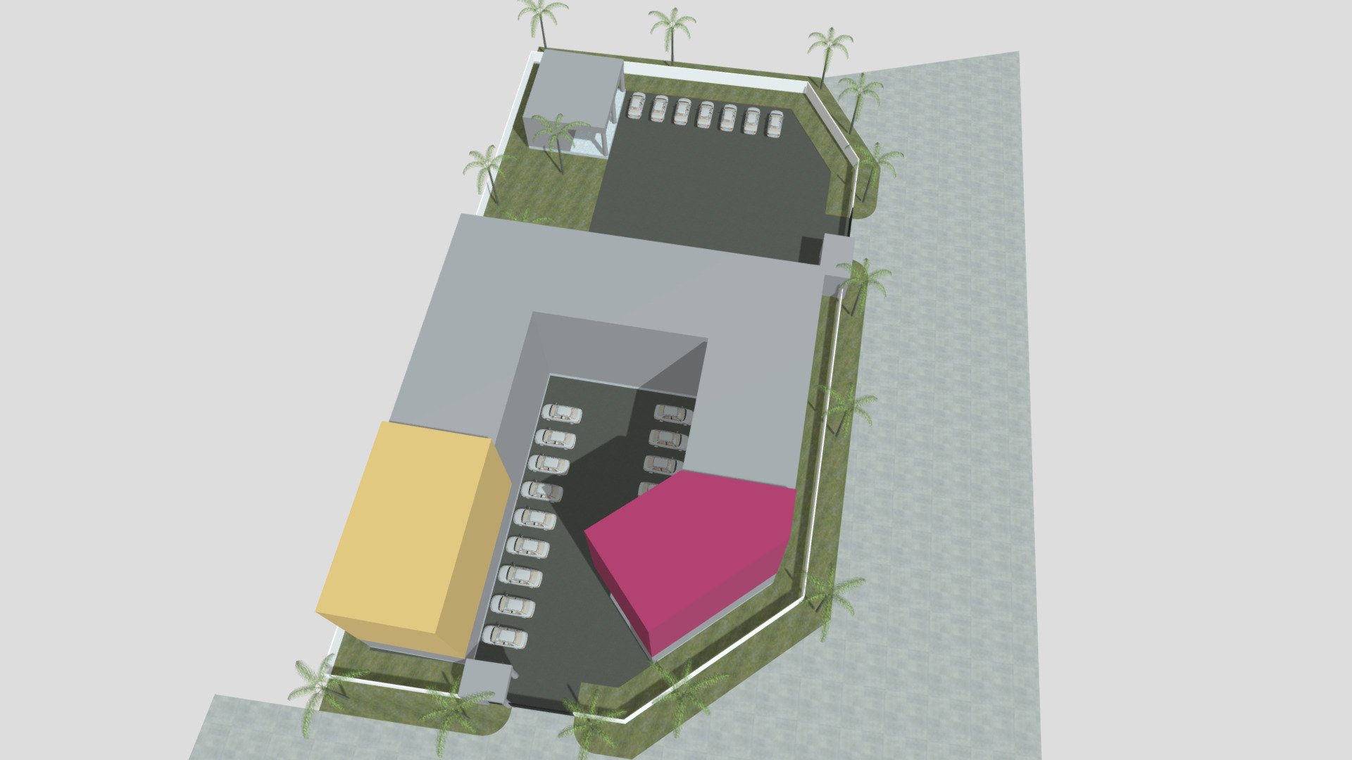 Commercial Mixed Use - 3D model by Gabochie Design (@gabochie) [f89b94a ...