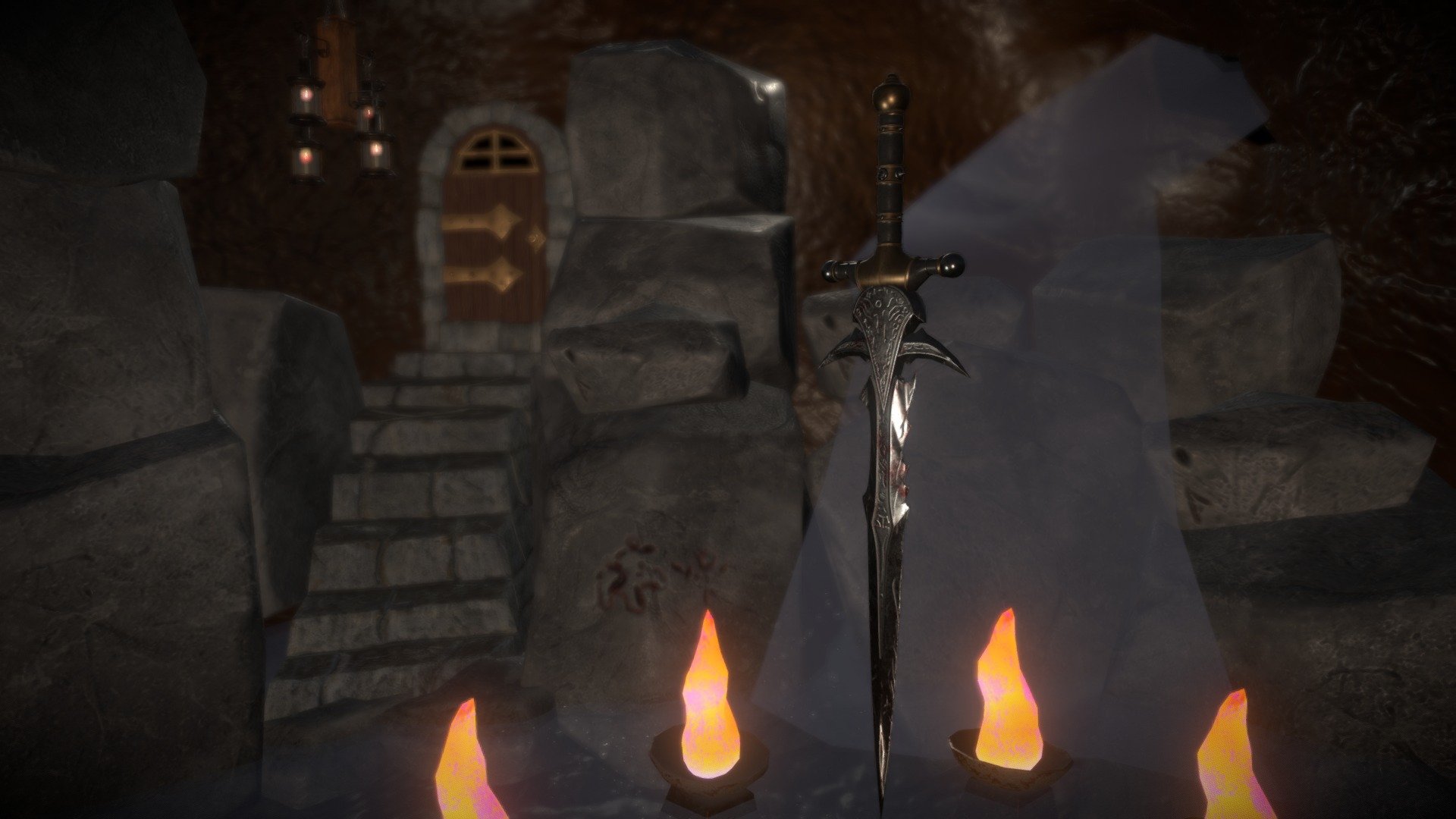 Diorama Caverna Medieval. Medieval Cavern - 3D model by Yacotronic ...