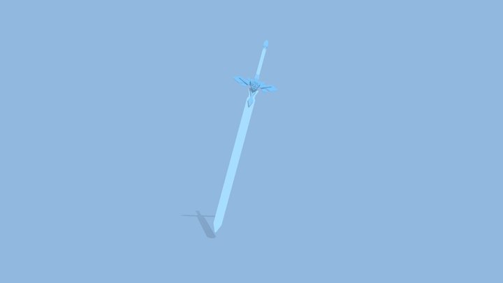 Blue-rose-sword 3D models - Sketchfab