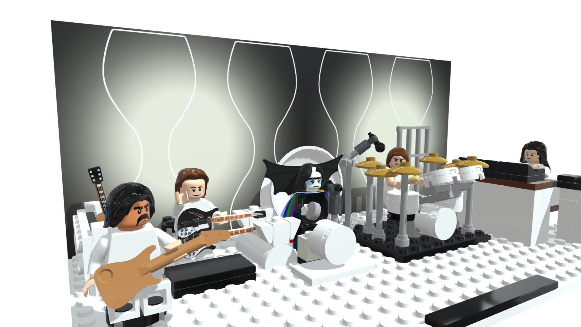 Genesis 1974 Stage - 3D model by musicalbrick [f89e107] - Sketchfab