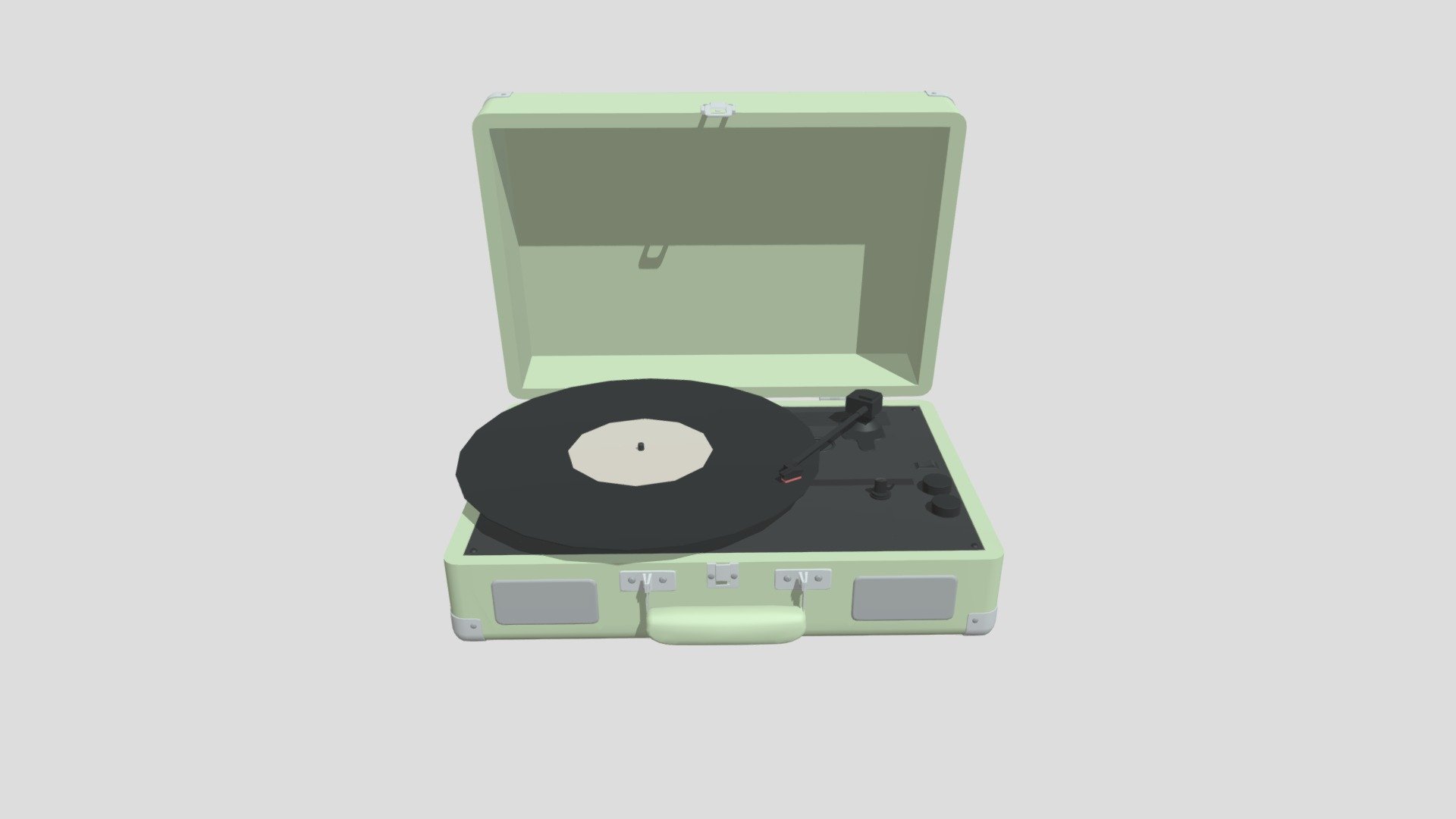 vinyl player - 3D model by mariaaaaa [f89e148] - Sketchfab