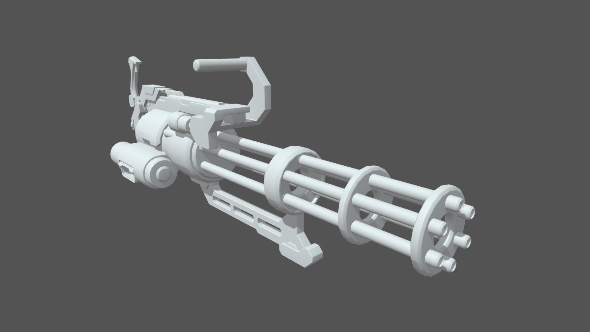 Mini Gun - 3D model by wtcorrell [f8a1f74] - Sketchfab