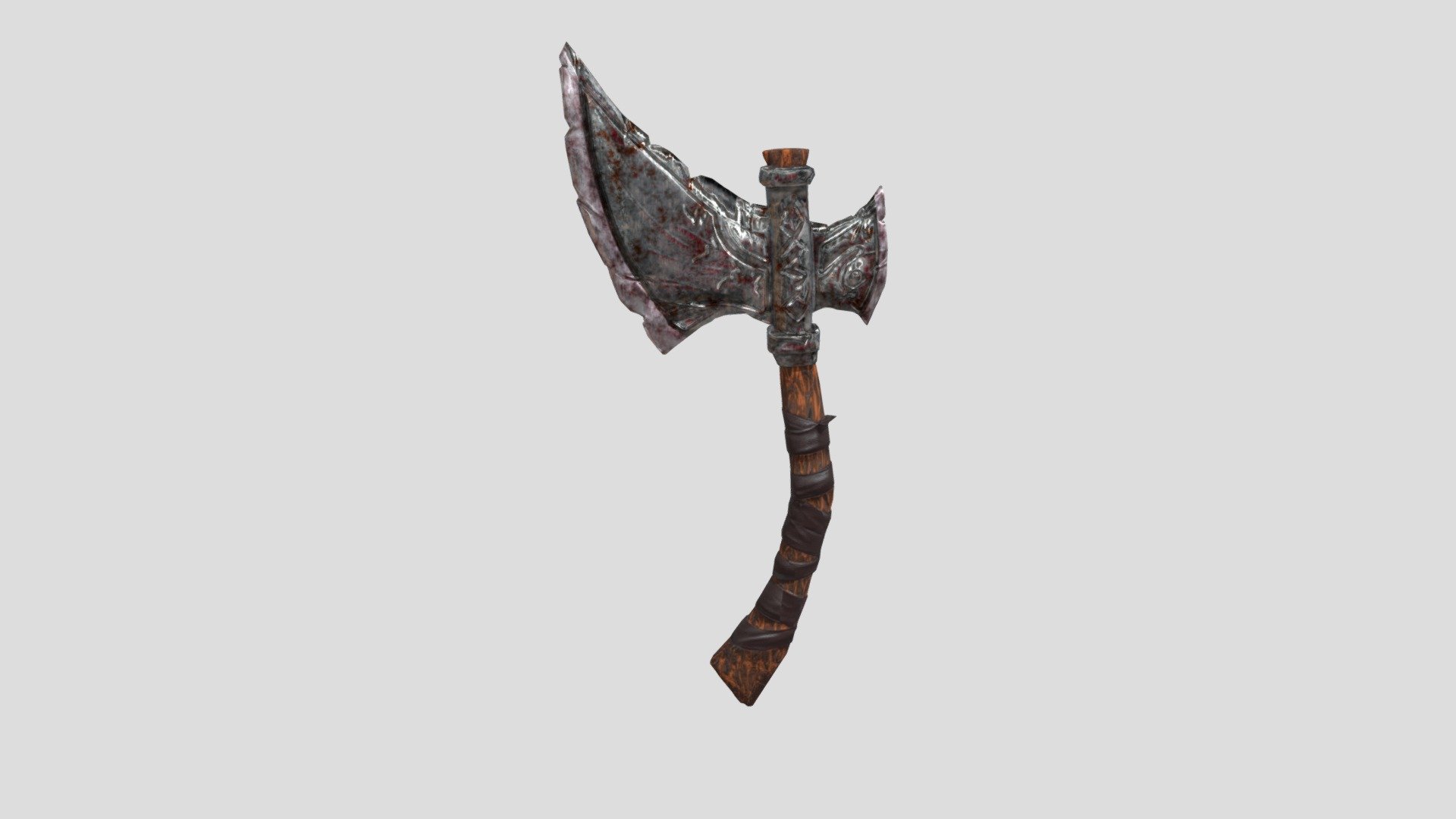 Stylized metal ax - 3D model by fonF9 [f8a4258] - Sketchfab