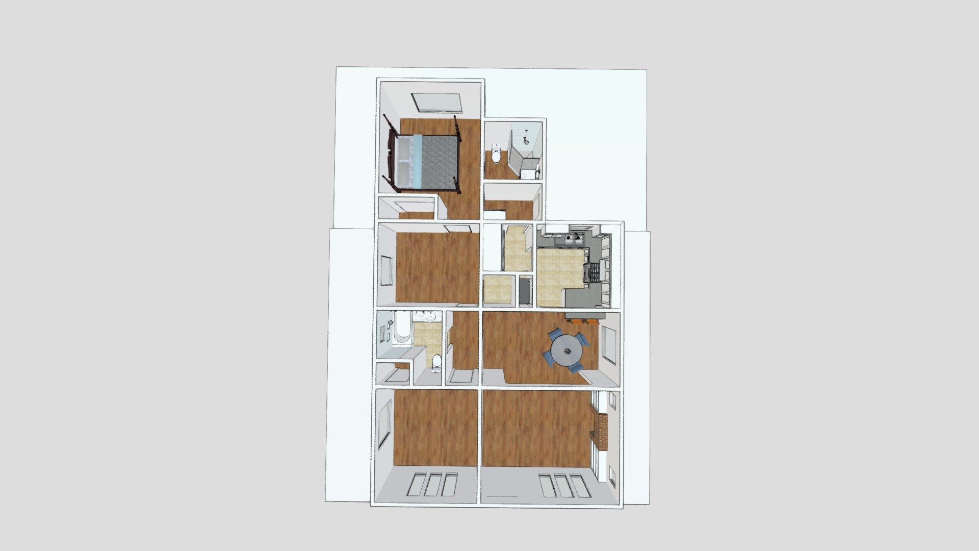 Whole House Remodel - 3D model by Houses (@epicdb) [f8a6626] - Sketchfab
