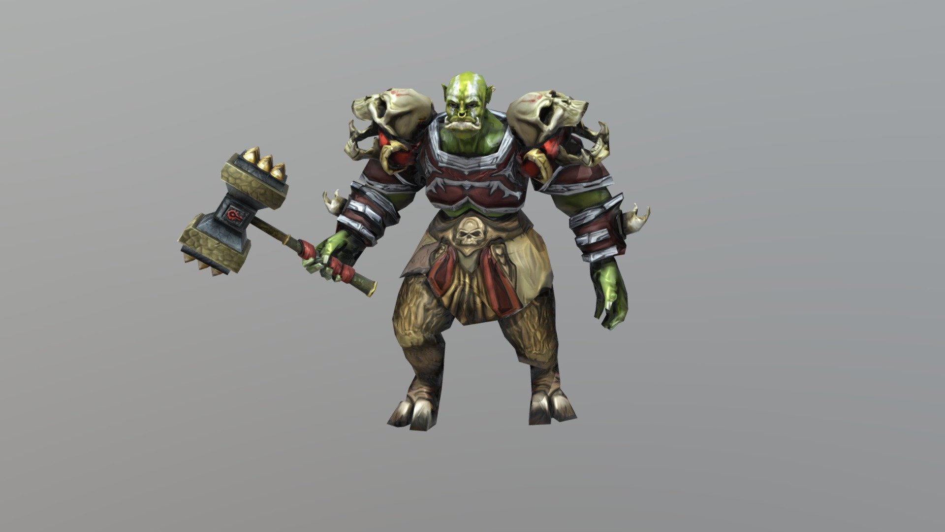 Orc Concept Character Low Res - 3D model by Serena (@serenatakaya15 ...