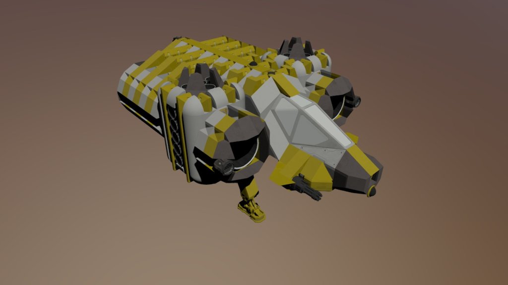Falcon Rf (planetcorp) Obj Files - 3D model by redspirit69fr [f8a75c2 ...