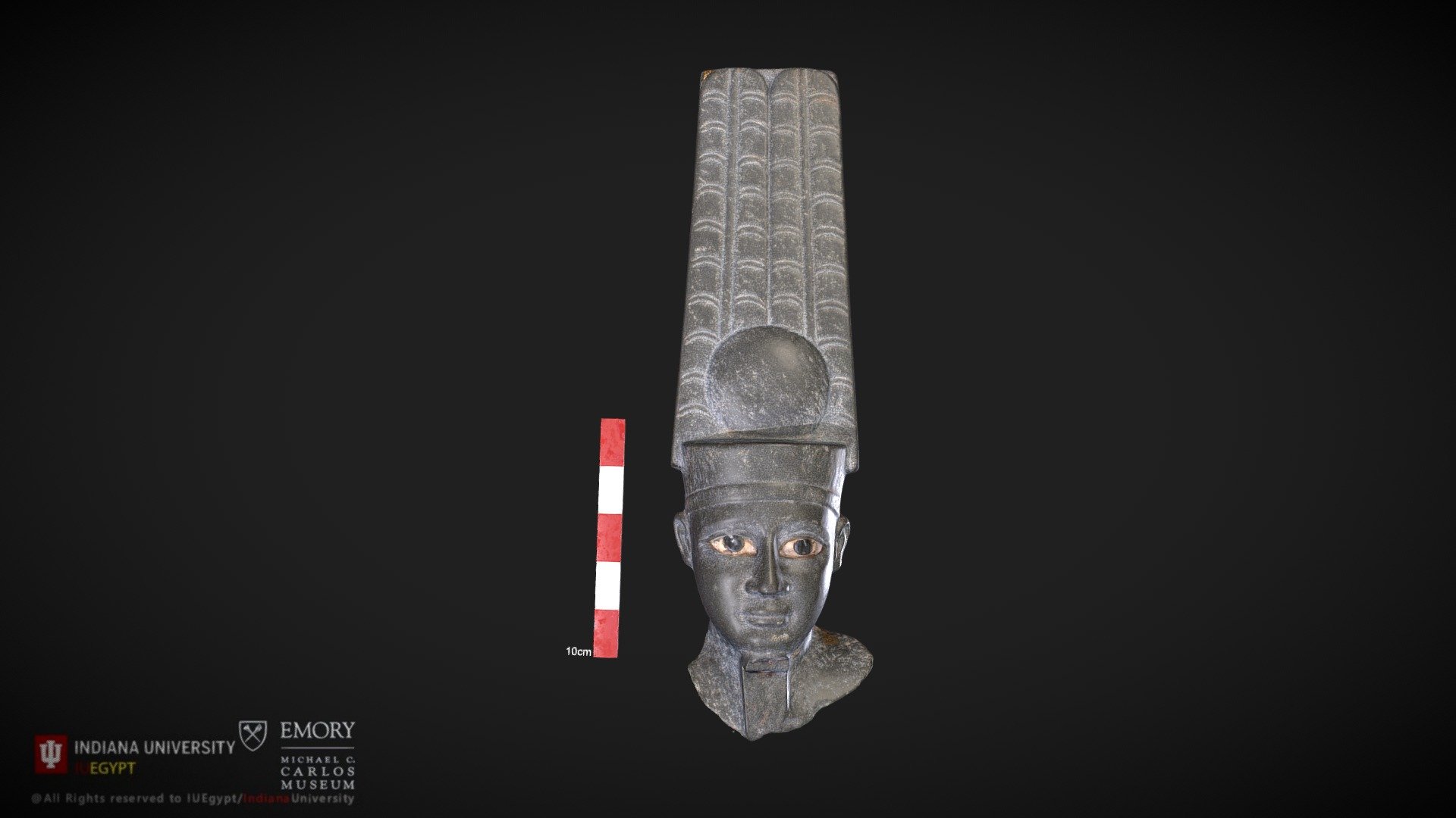 Head of Amun-Re - 3D model by iuegypt [f8a7a0a] - Sketchfab