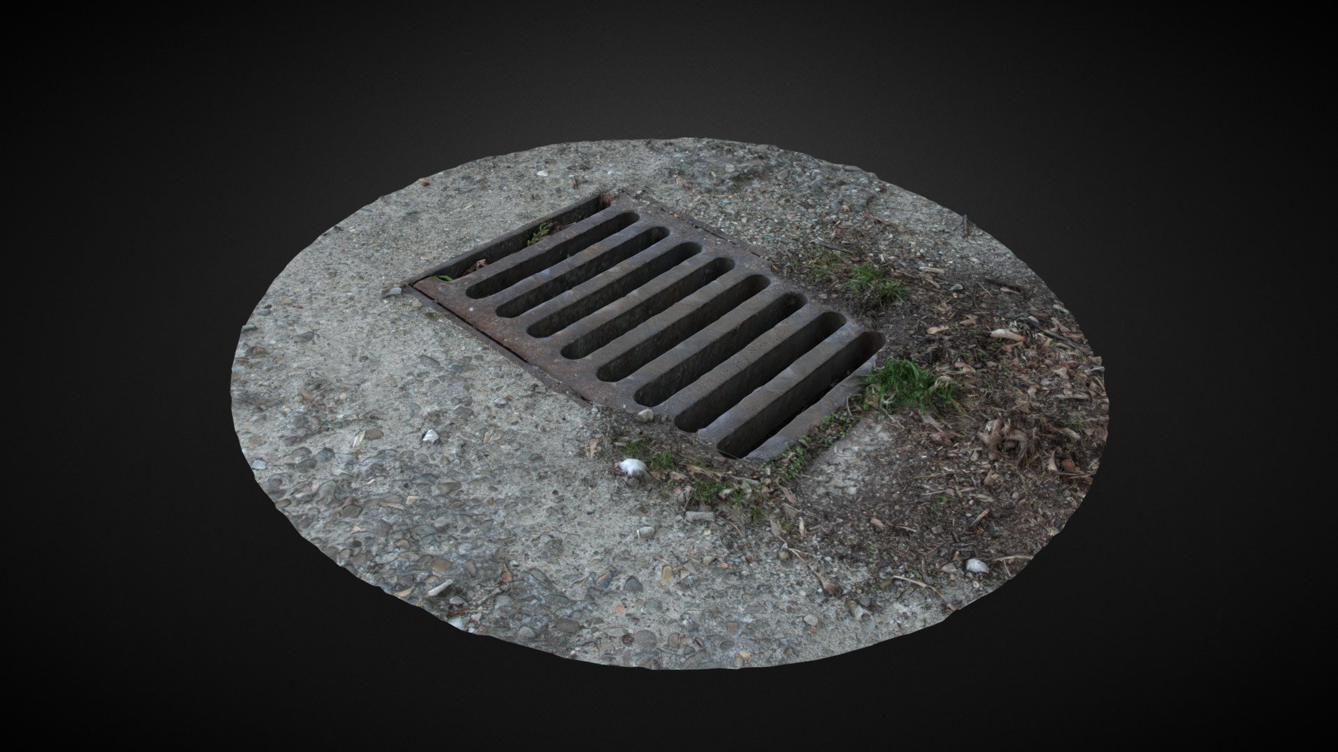 Street drain [20k, free model] - Download Free 3D model by Zygomir ...