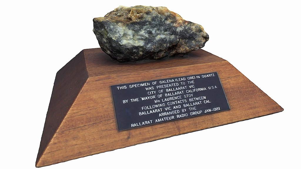 Lead ore specimen - Download Free 3D model by City of Ballarat ...