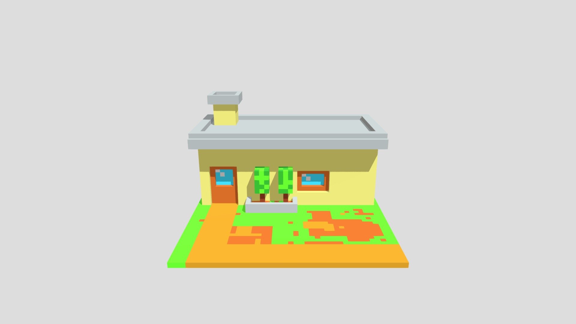 Pixel House 1 - Download Free 3D model by saktilalas023 [f8a962a ...