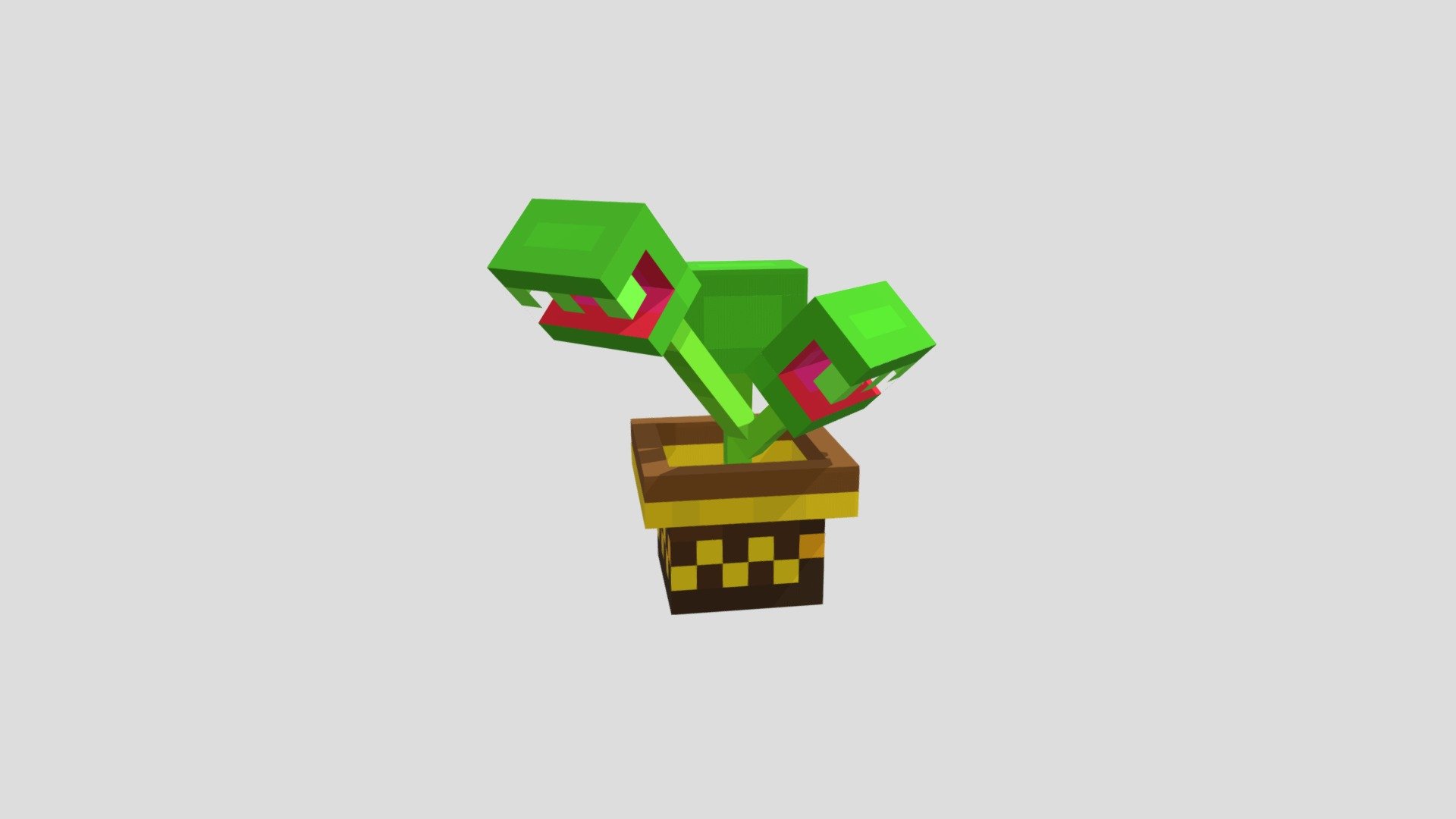 Potted Venus Flytrap [minecraft] - Download Free 3D model by Low-poly ...