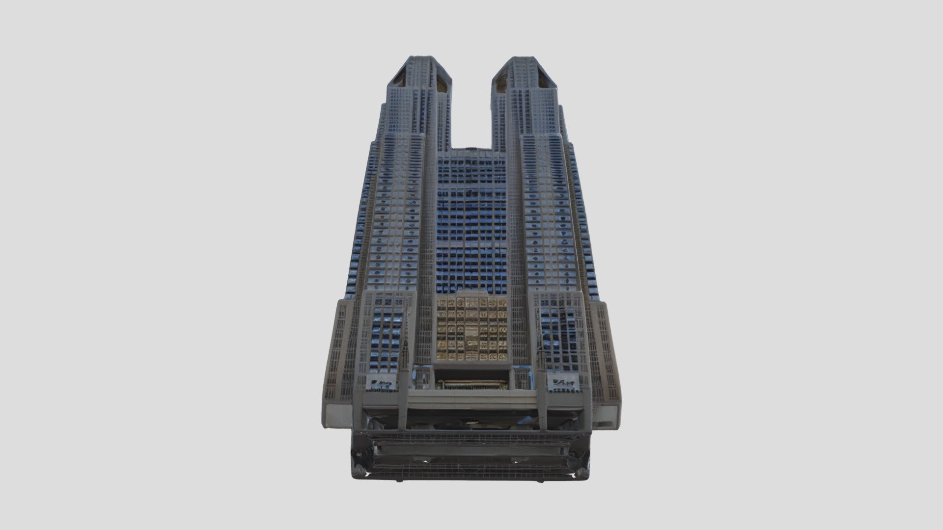 tokyo building - 3D model by kinjyo (@peripheryman) [f8aac04] - Sketchfab