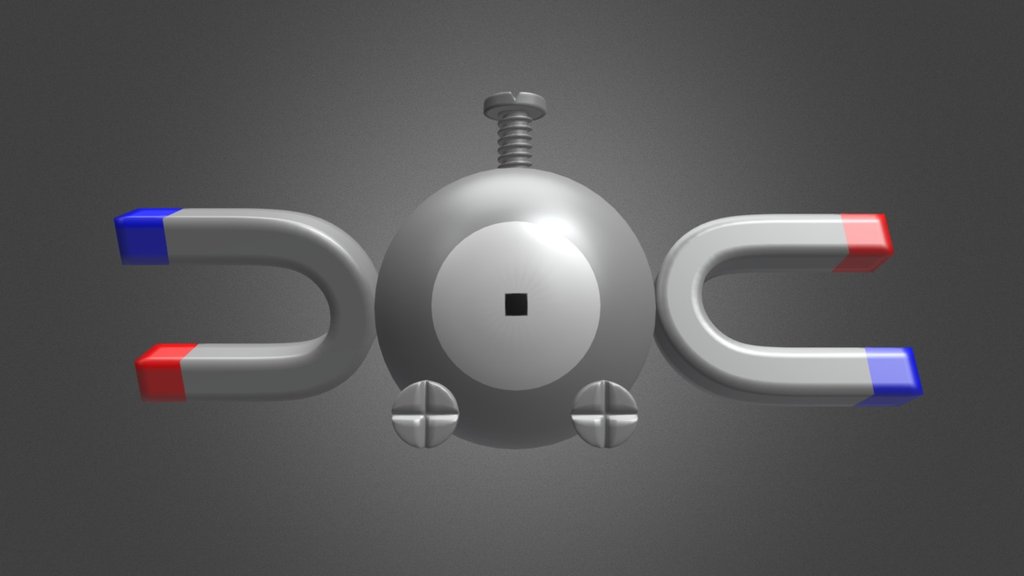 Magnemite Fan Art - 3D model by BBraz [f8ab8ed] - Sketchfab