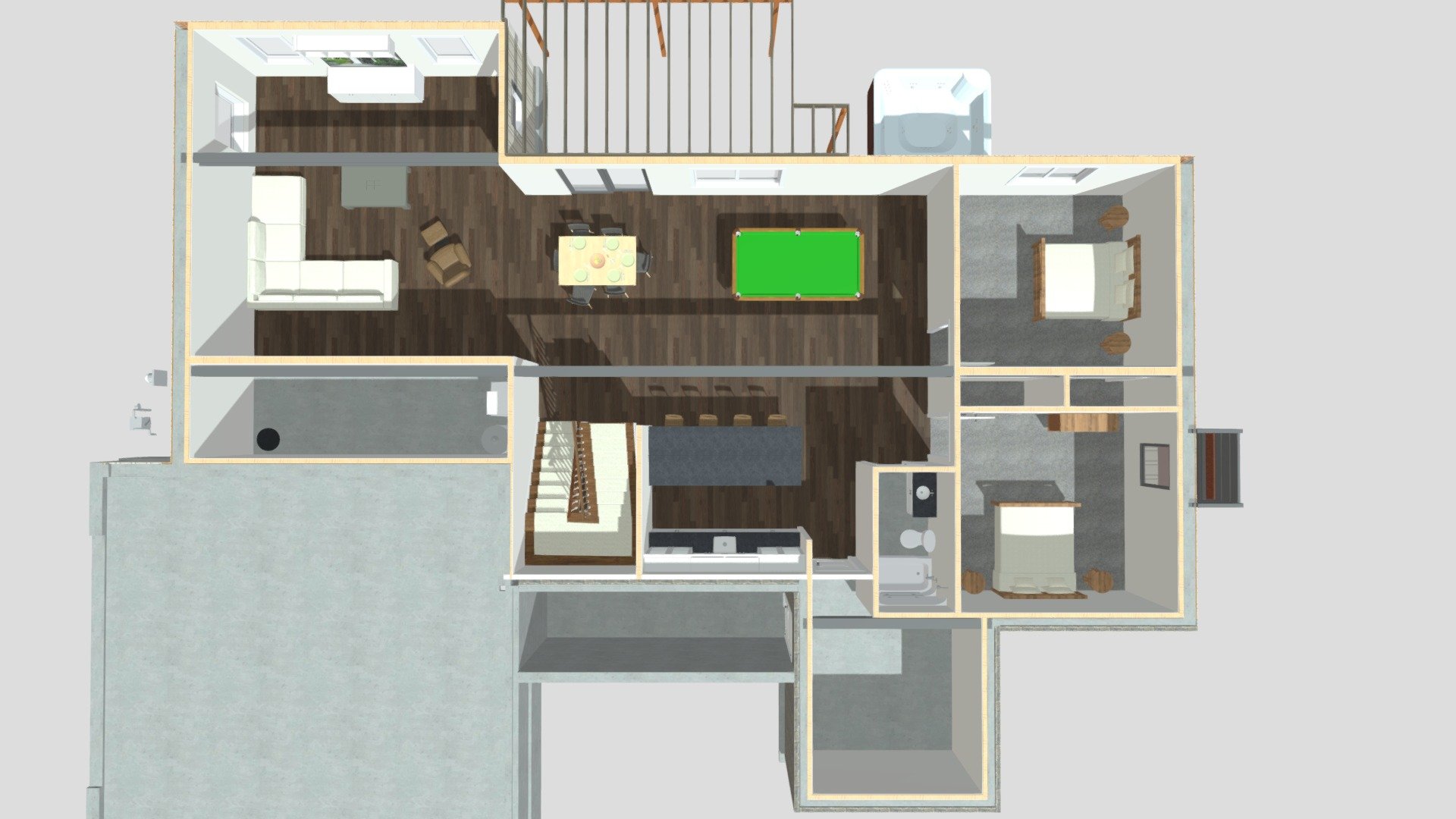 Basement - 3D model by OakBridge Development (@oakbridge) [f8acd7a ...