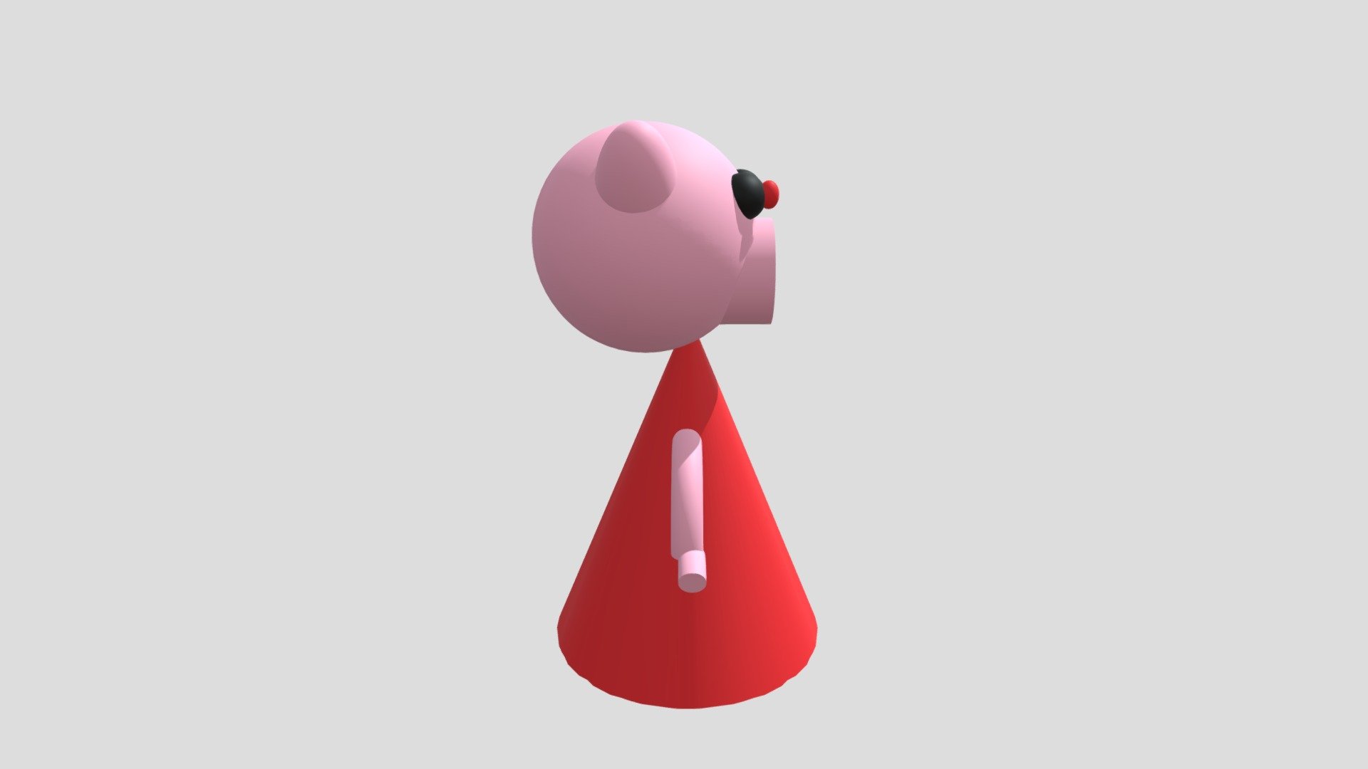 Piggy (dumb edition) - Download Free 3D model by Dumb models ...