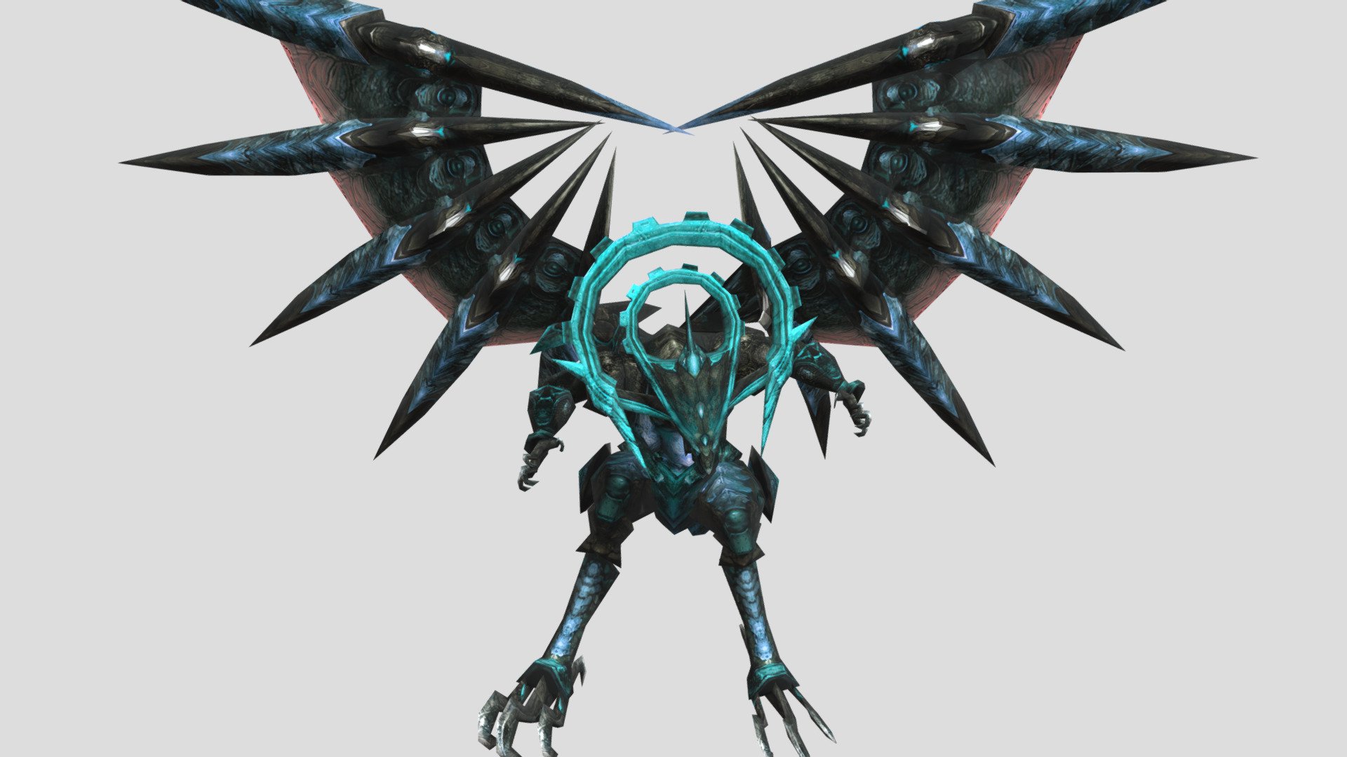 Bahamut - FF Type-0 - Blue - Download Free 3D model by Catholomew ...