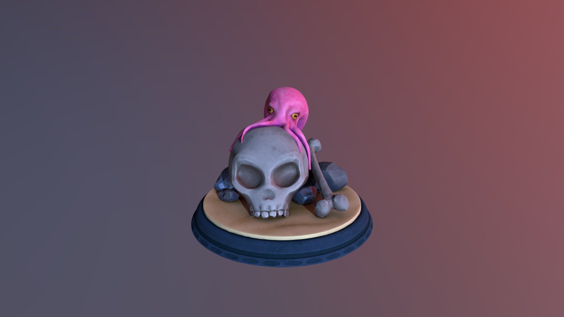 Diorama calavera - 3D model by patrisanchez [f8af235] - Sketchfab