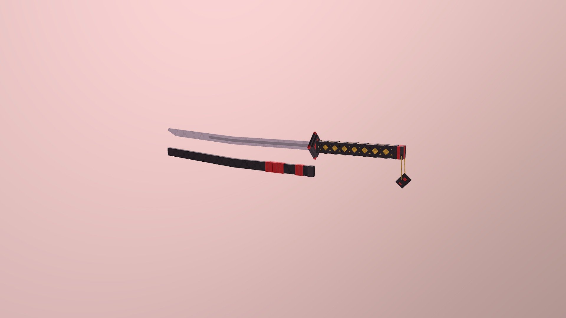 Advanced katana - 3D model by VianLogray (@STARichokk) [f8af3b8 ...
