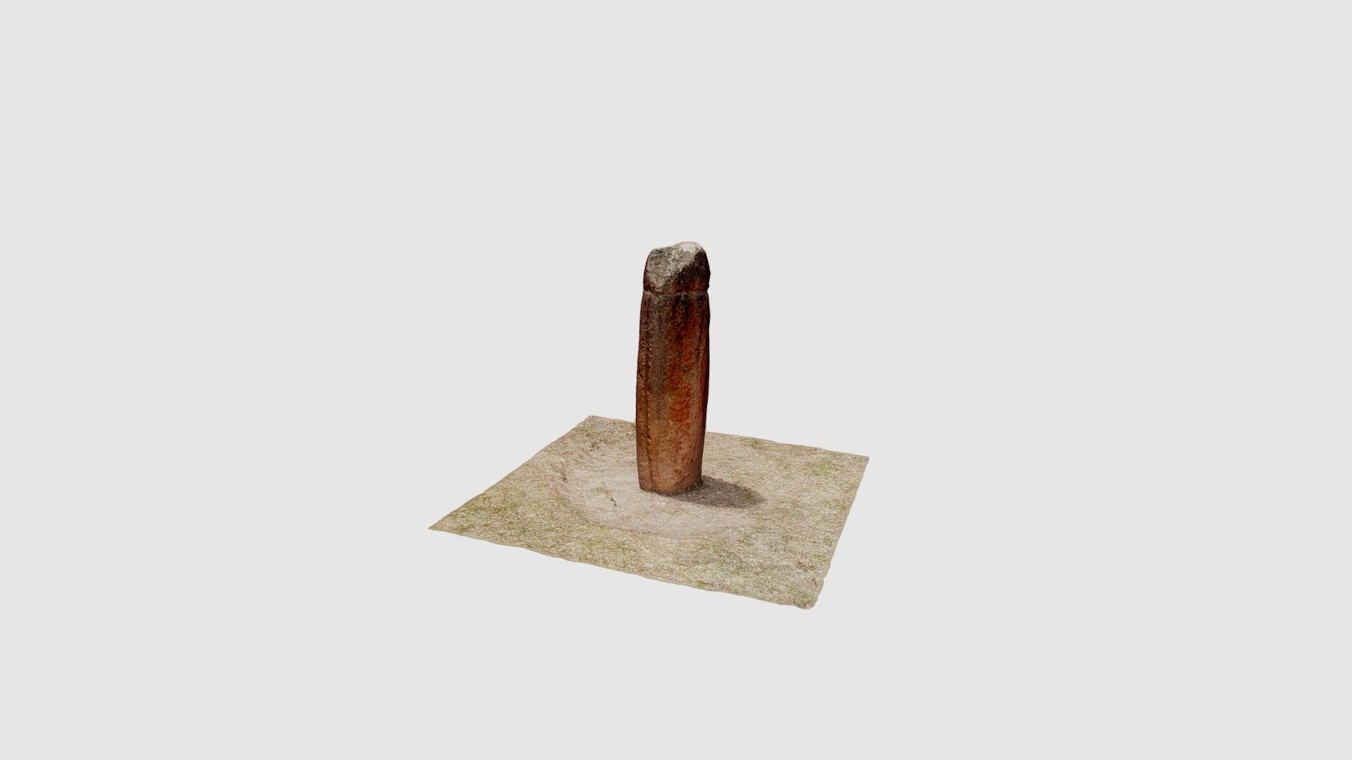 Monolito fálico - 3D model by Museo Arqueológico Eliécer Silva Celis ...