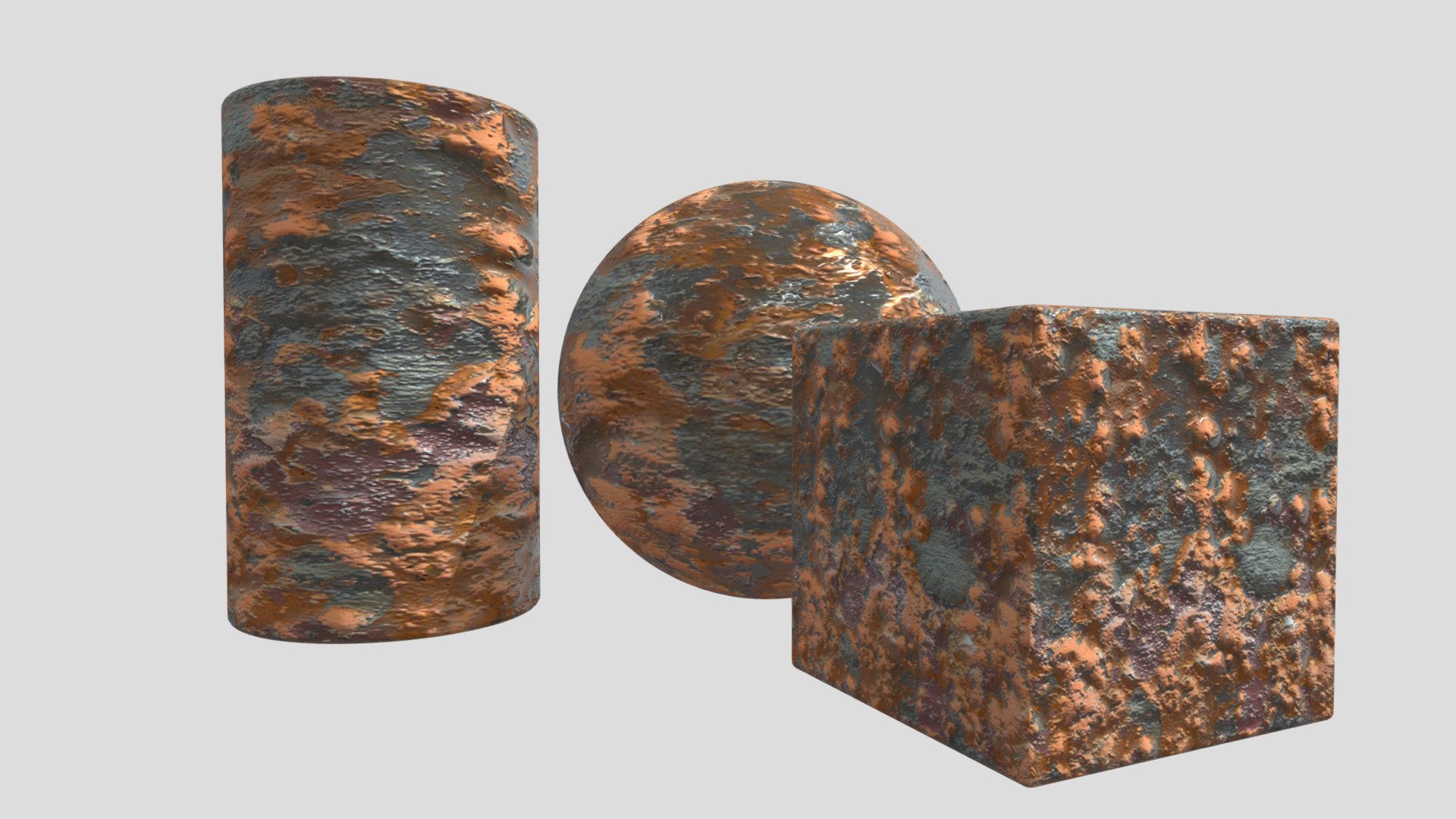 Online Week 2: Rusted Metal Material Texture - Download Free 3D model ...