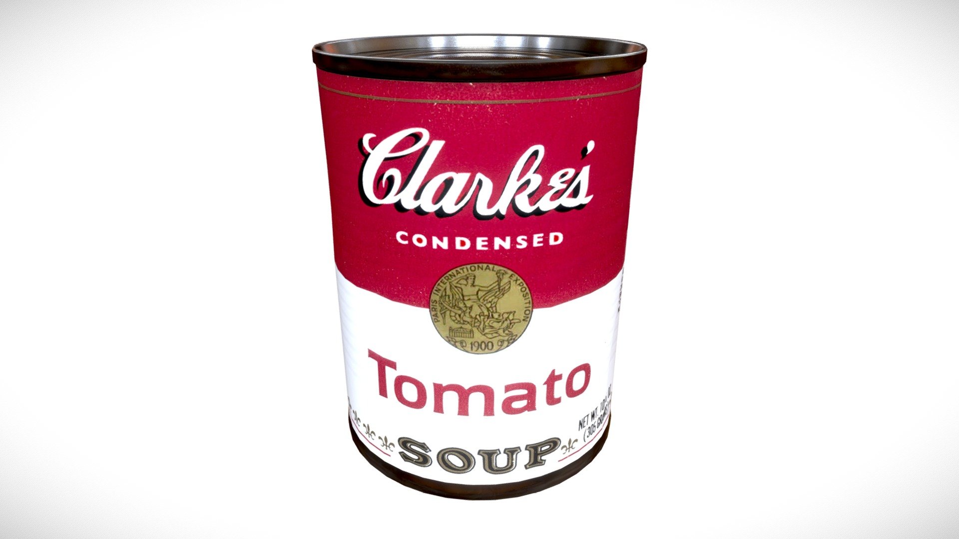 Tomato Soup Can 🥫 - 3D model by TheoClarke [f8b24a5] - Sketchfab