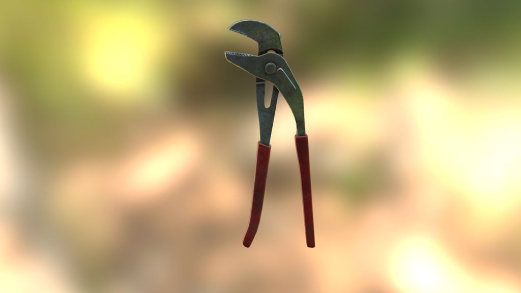 Pipe Pliers - 3D model by TumTum [f8b3d2b] - Sketchfab