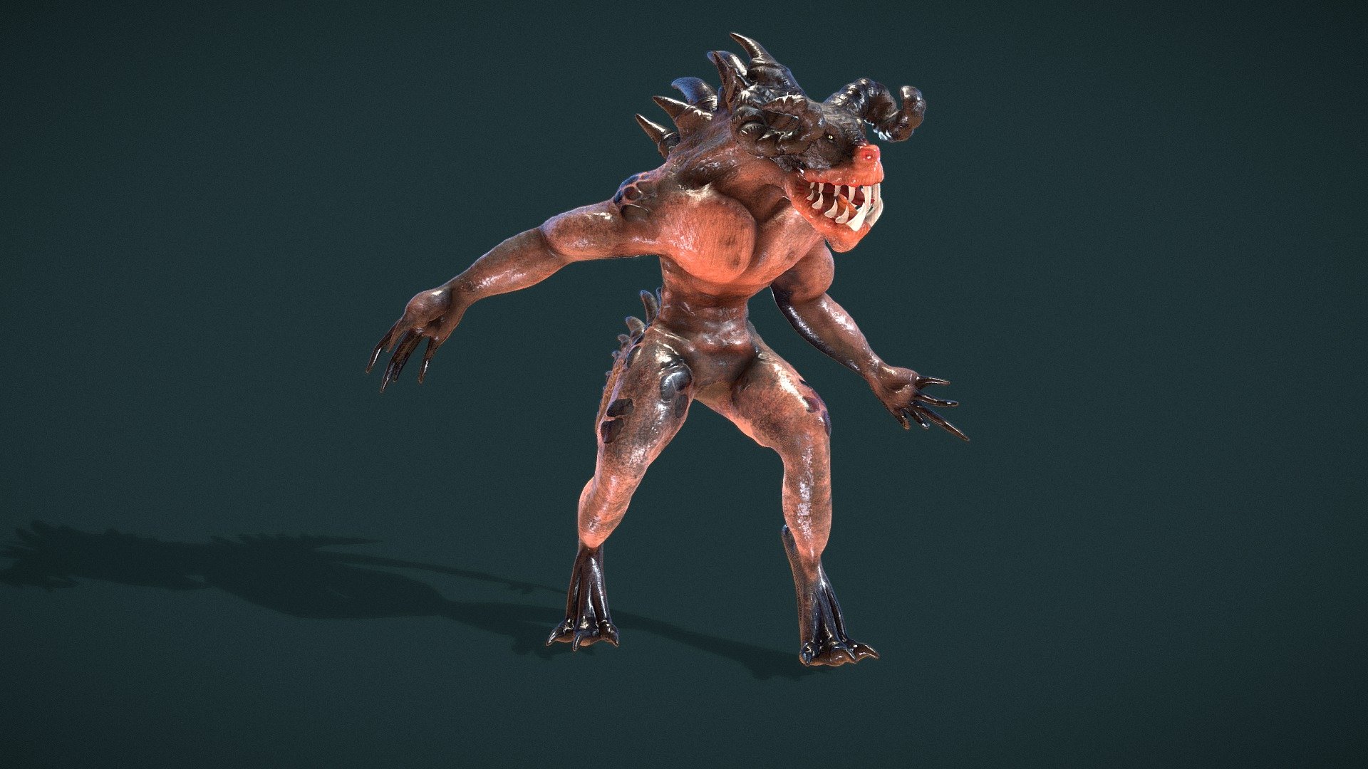 Redesign Deathclaw - Download Free 3D model by Ryan Boeuf (@Ryan.Boeuf ...