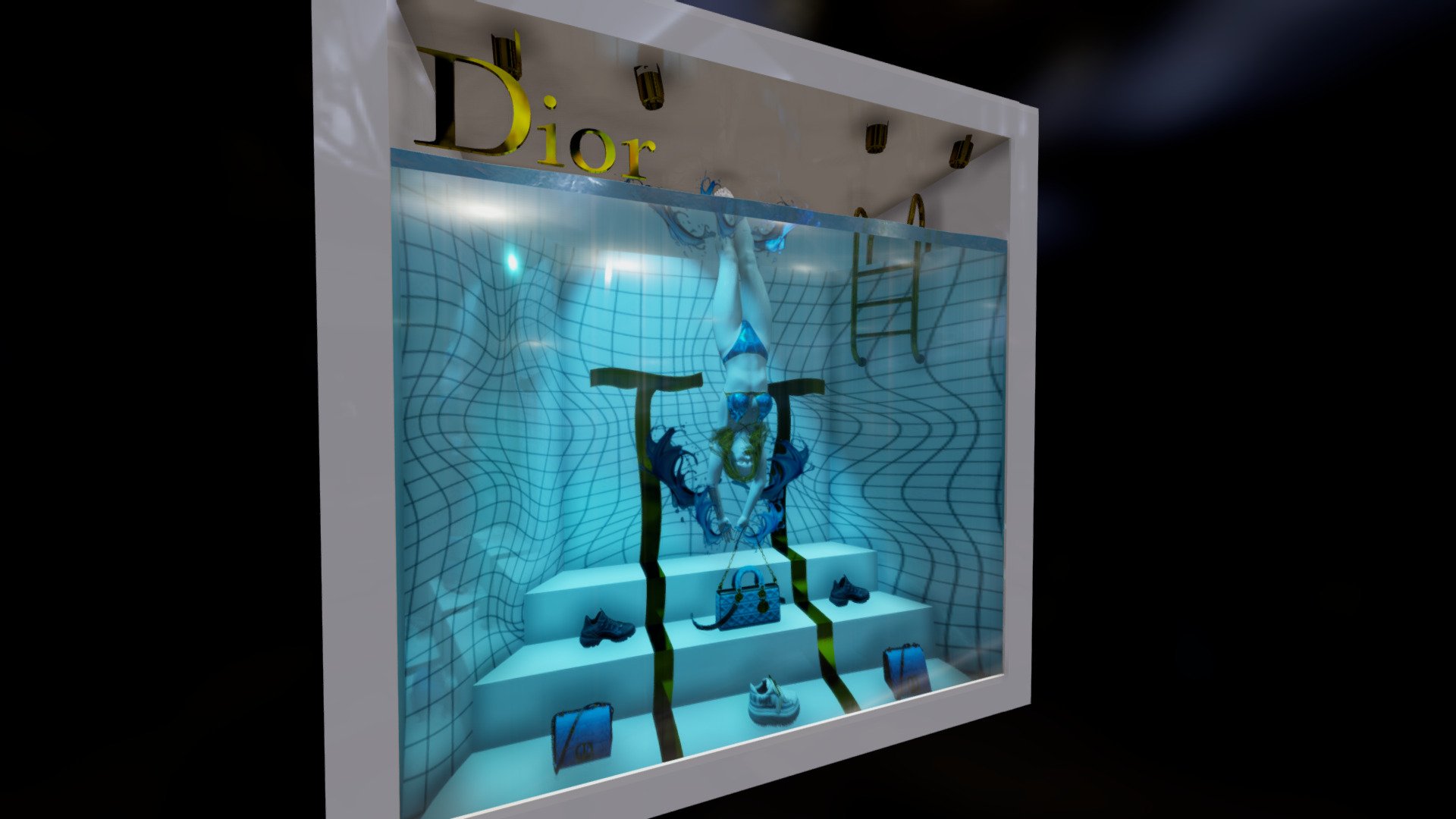 Dior Pool Window display - Download Free 3D model by vmmaniac [f8b5467 ...