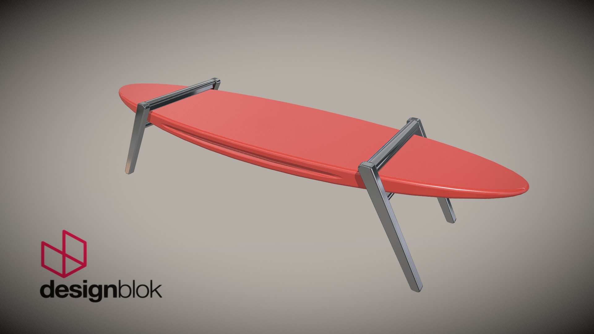 surf bench - 3D model by Designblok [f8b5999] - Sketchfab