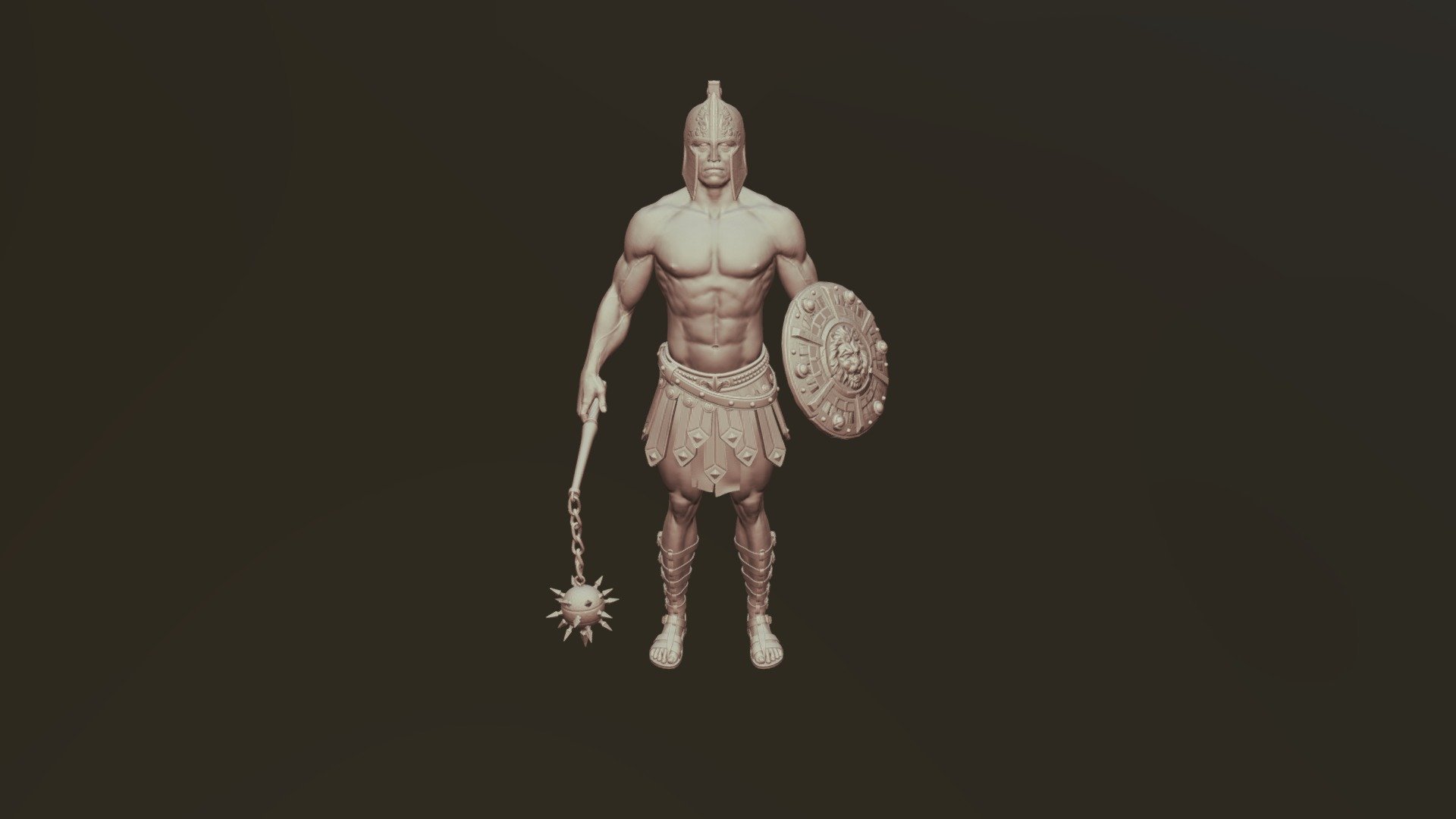 Gladiator_Lowpoly - Download Free 3D model by ahmed.barakat (@ahmed.ash ...