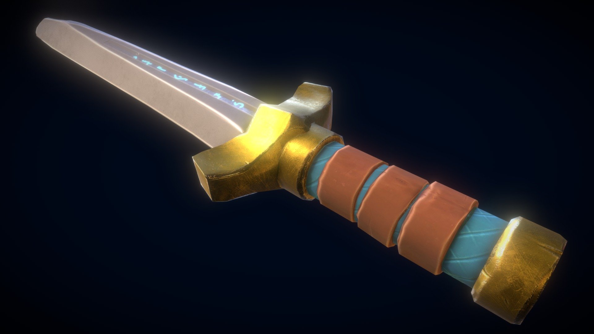 Stylized PBR Little Sword - 3D model by Jesus Fernandez Garcia ...