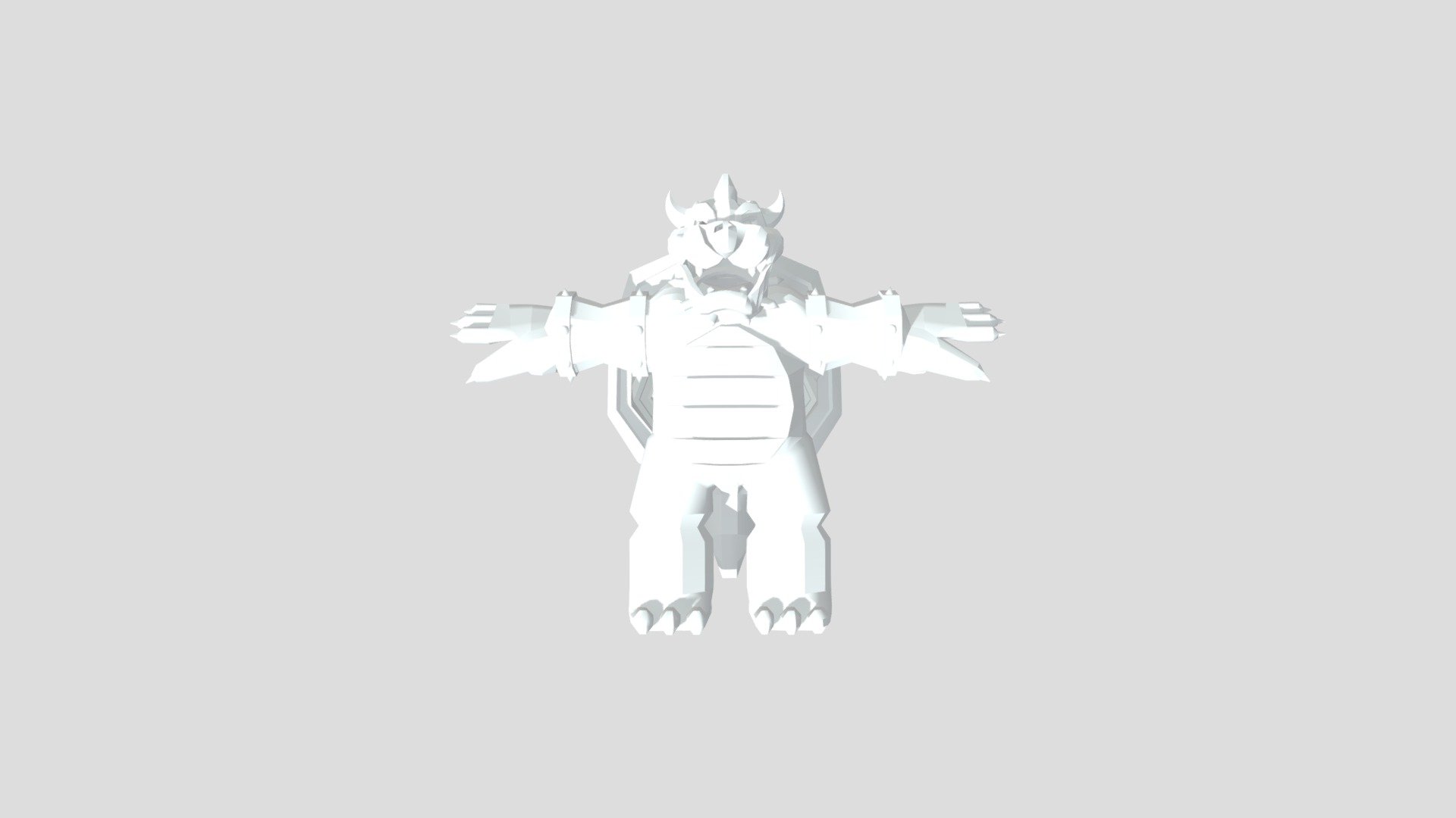 Bowser - Download Free 3D model by neron1999 [f8b9362] - Sketchfab