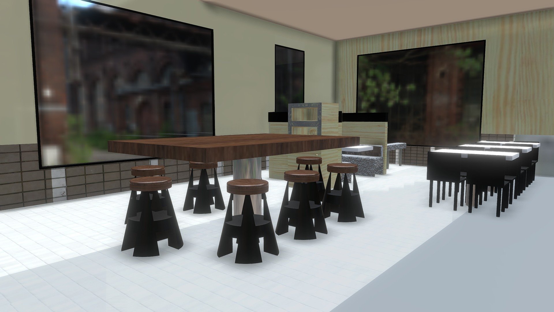 Significant Space - KFC Dining Room - 3D model by jairend [f8b93c2 ...