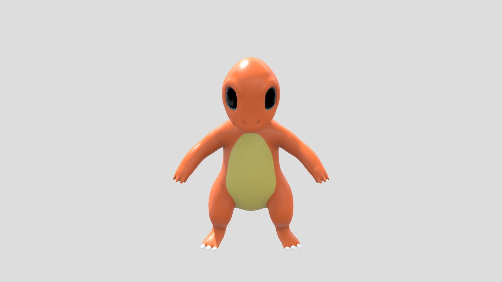 charmander - Download Free 3D model by Mahmoud M.eldanaf (@Mahmoud ...