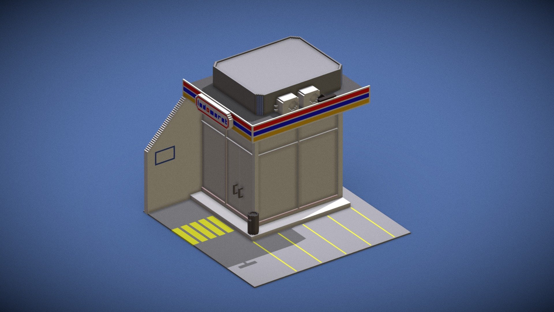 Indomaret - Download Free 3D model by pratamacam [f8ba0e5] - Sketchfab