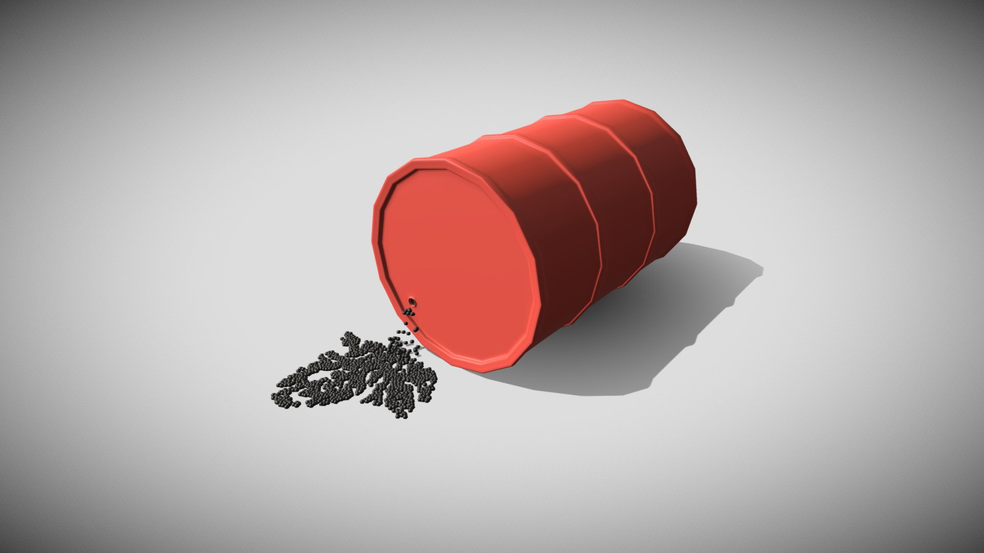 Low Poly Oil Barrel Spill Accident - 3D model by Leo_Aguiar [f8ba865 ...