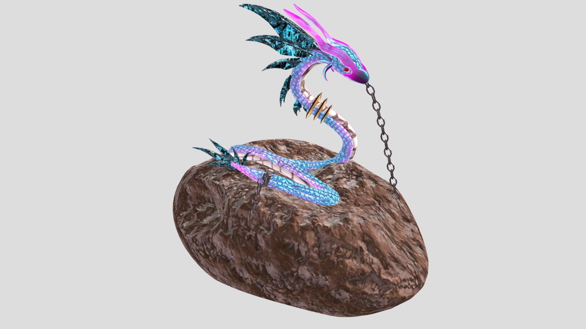 Imprisoned Celestial Serpent - 3D model by KodaWowo [f8bba94] - Sketchfab